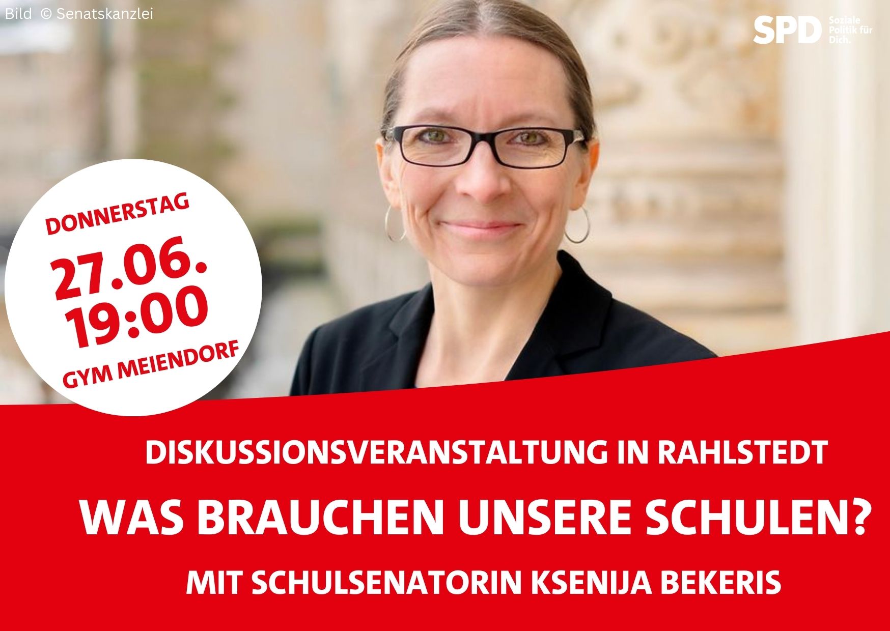 Diskussion mit Schulsenatorin Ksenija Bekeris: Was brauchen unsere ...